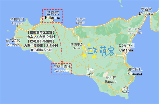 西西里岛阿格里真托——土耳其阶梯与神殿之谷