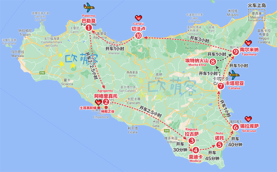 西西里岛旅游攻略