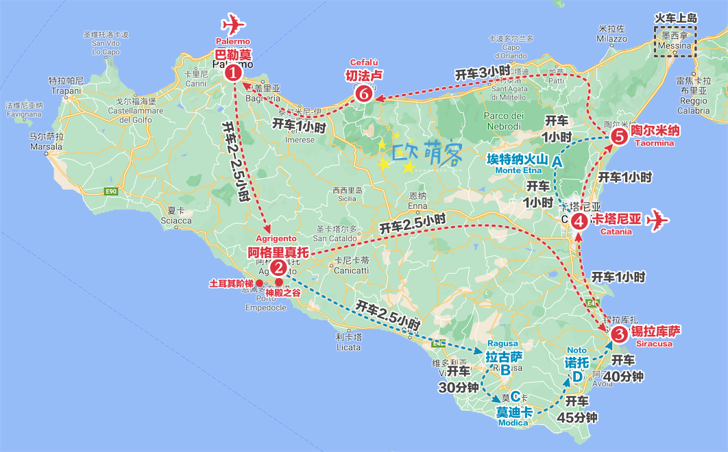 西西里岛旅游攻略